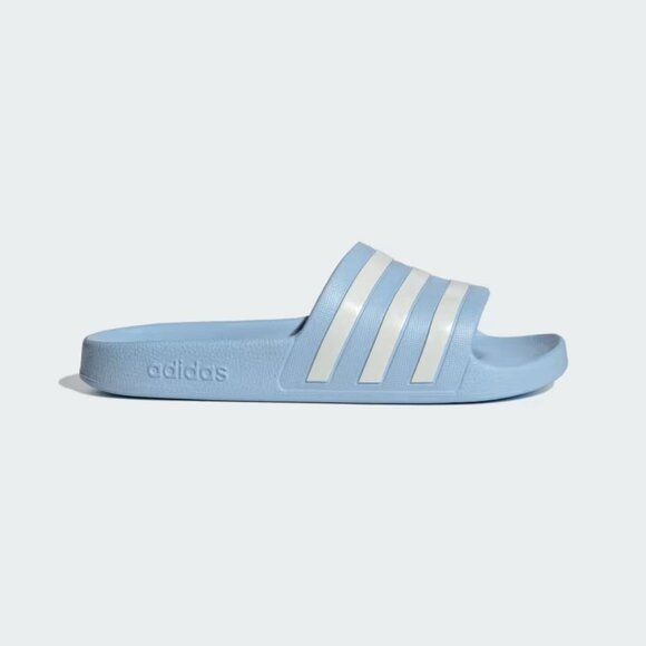 adidas | Shoes | Adidas Blue Adilette Aqua Slides | Poshmark